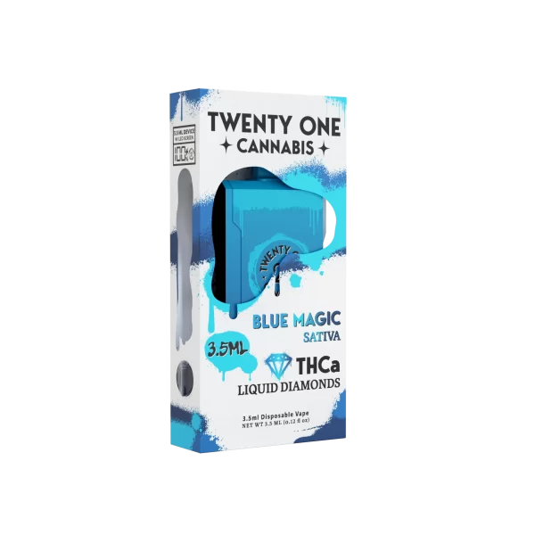 Buy THCa 3.5ml Liquid Diamonds Disposable Vape - Blue Magic (Sativa ...