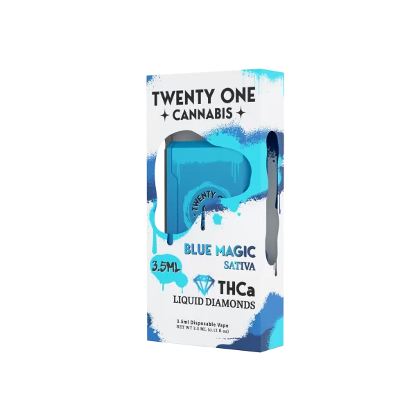 Buy THCa 3.5ml Liquid Diamonds Disposable Vape - Blue Magic (Sativa ...